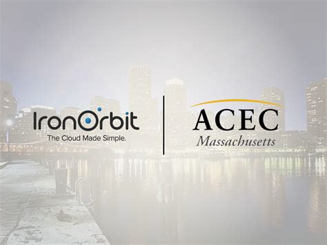 Ironorbit Announces Sponsorship And Attendance At Acec Massachusetts Gala Ironorbit