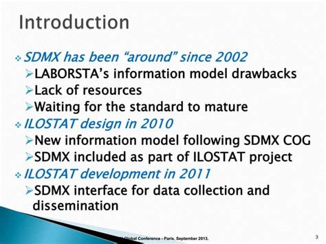 Sdmx Interface For Ilostat Ppt