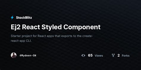 Ej2 React Styled Component Stackblitz