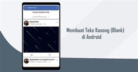 Cara Membuat Tulisan Blank Kosong Di Semua Media Sosial Android Yannech