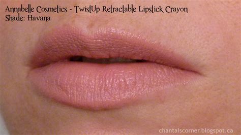 Annabelle Cosmetics Twistup Retractable Lipstick Crayon In Havana