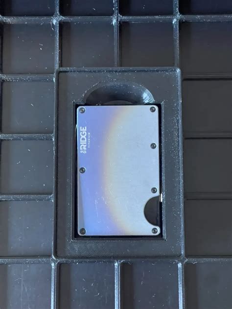 Gridfinity Credit Card Ridge Wallet Holder By Veloxcreations