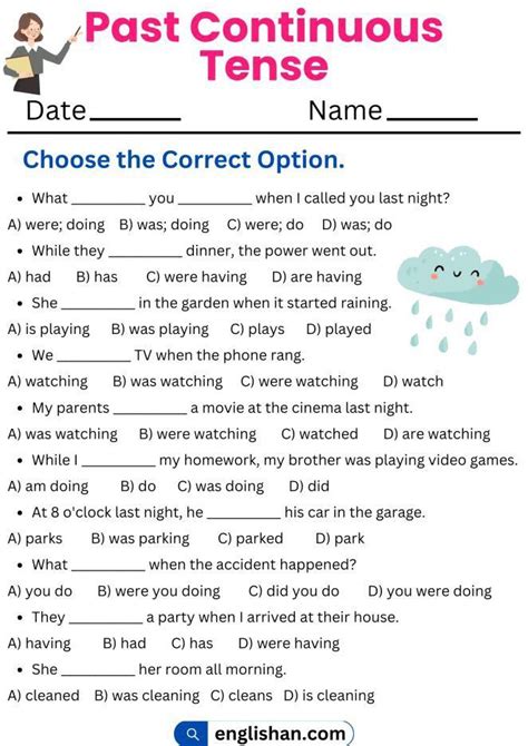 10 Examples Of Past Continuous Tense Affirmative Design Talk