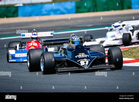 87 Holtzman Jonathan Us Lotus 87b 3000 Action During The Grand Prix De France Historique