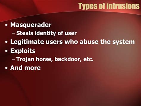 PPT Intrusion Detection Systems A Survey And Taxonomy PowerPoint Presentation ID 241736