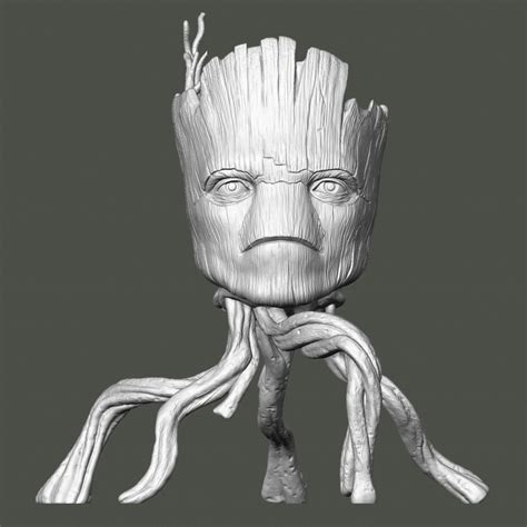 Stl File Spider Groot Gotgv3・3d Printing Template To Download・cults