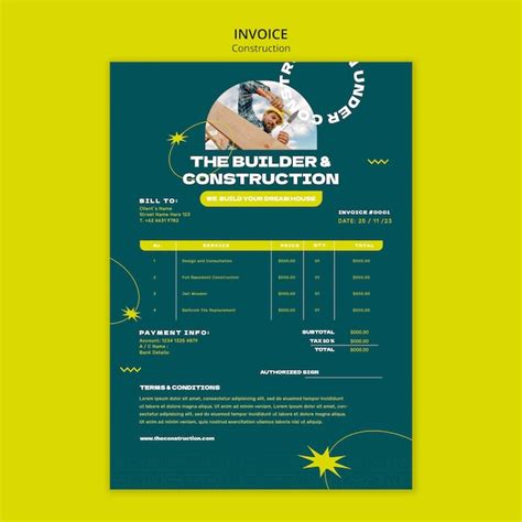 Free Psd Construction Project Instagram Posts Template
