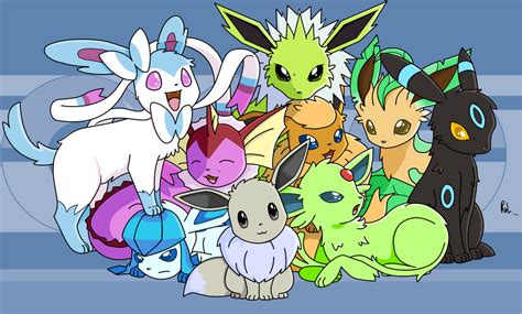 Eeveelutions [shiny Version] By Pikaaachu999 On Deviantart