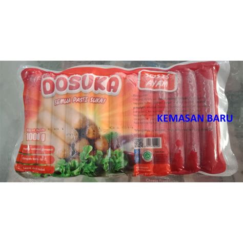 Jual Best Chicken Sosis Ayam 1 Kg Isi 40 Pcs Dosuka Sosis Ayam 1 Kg