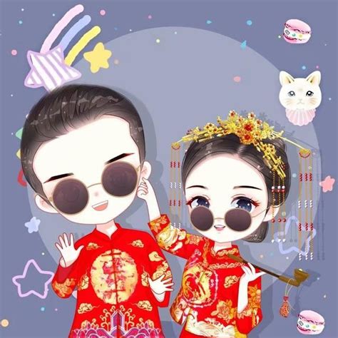 Pin By Za Indy On บ่าว สาว Chibi Anime Happy Wedding