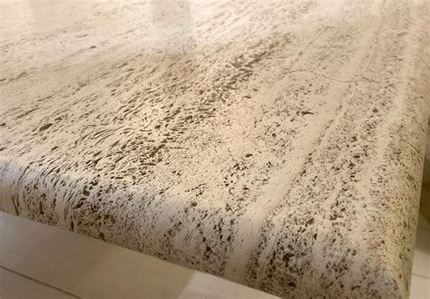 Large Raw Square Travertine Low Table France 1970 For Sale At 1stdibs