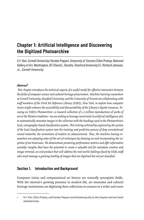 PDF Chapter Artificial Intelligence And Discovering The Digitized Photoarchive