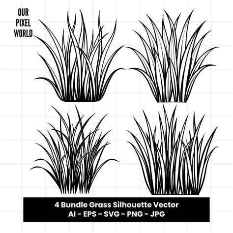 Grass Bundle Svg Grass Png Grass Vector Landscape Grass Clip Art For Mug Clothes Etc
