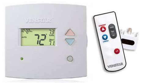 Venstar 1 Day Programmable Thermostat Plus Ir Remote Controller Rfwel