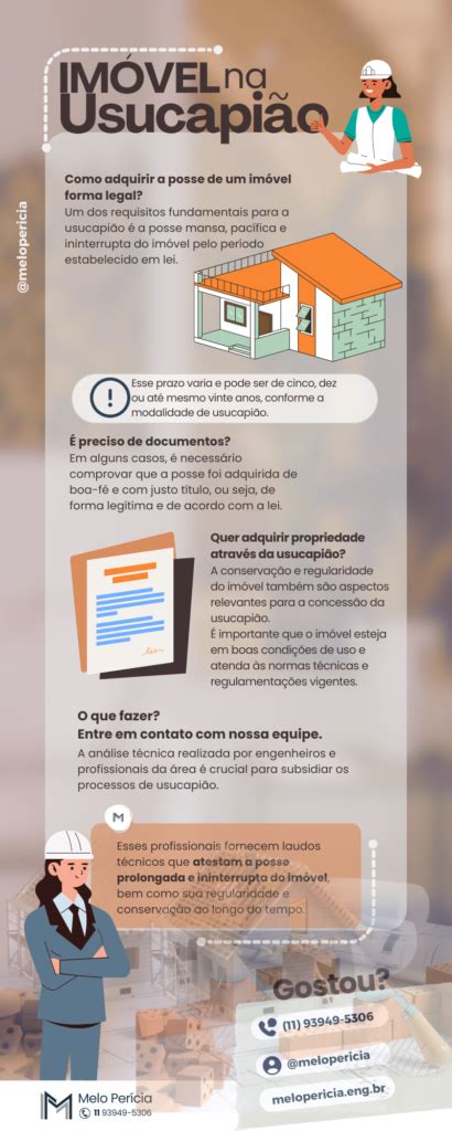 Usucapião O Que É Como Funciona Quais Os Tipos E Como Fazer Melo Perícia E Engenharia