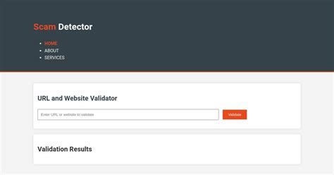 Url And Website Validator Scam Detector