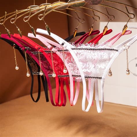 Women Fashion Lace Lingerie G String Open Crotch Panties Crotchless Underwear Breathable