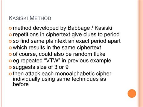 Classical Encryption Techniques Ppt