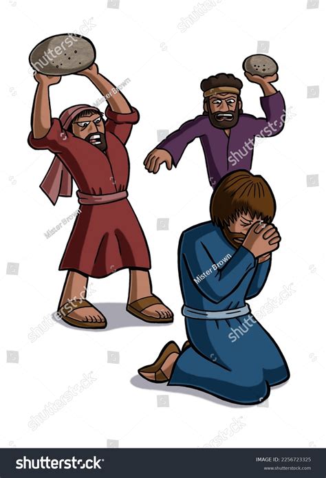 Acts 6 7 Stephen Being Stoned Stock Illustration 2256723325 Shutterstock