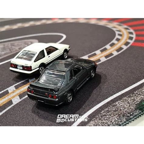 Dream Customs Touge Drift Desktop Diorama Mat Redline Diecast