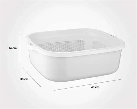 ست آبکش و لگن نسیم سایز 1 لیمون پلاسکوپارس