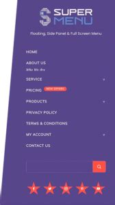 Home Super Floating And Side Menu