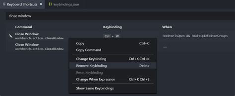 Ctrl W Should Not Close Vscode Issue Microsoft Vscode Github