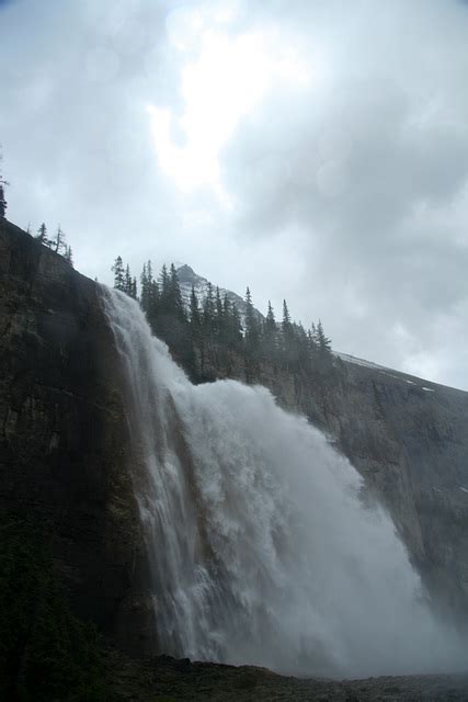 Ipernity Emperor Falls With Mount Robson In The Background By Rhh