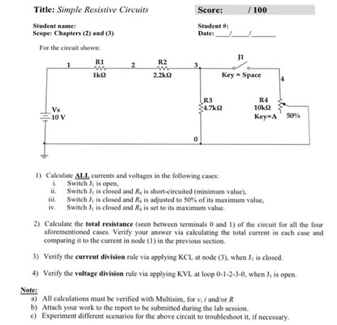 Solved For The Circuit Shown Calculate ALL Currents And Chegg