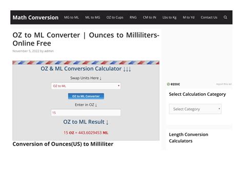 Ppt Oz To Ml Converter The Most Essential Tool For Any Home Cook