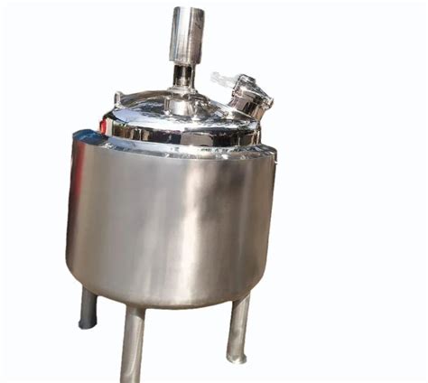 Stainless Steel Polished Solution Preparation Vessel Pneumatic And
