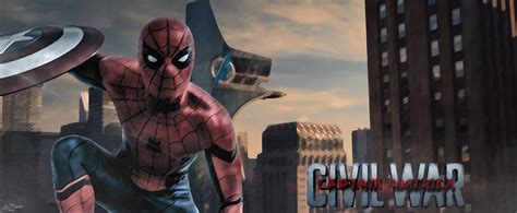 Captain America Civil War Spider Man Captain America Wallpapers Hd