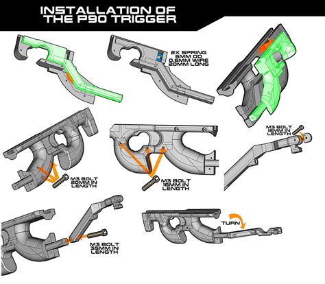 👽 Unw P90 Styled Bullpup For The Tippmann 98 Custom Platinum Edition