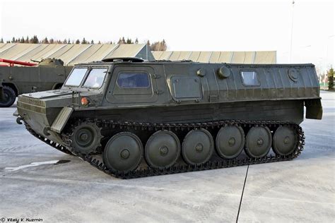 Soviet All Terrain Vehicle Armored Military Vehicle In Winter