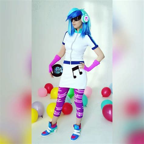 Vinyl Scratch Human Cosplay 677421 Safe Artist Cartoon263