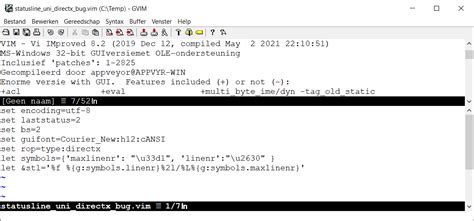 Rendering Bug With The Statusline And Directx Renderer On Windows · Issue 1520 · Vimvim · Github