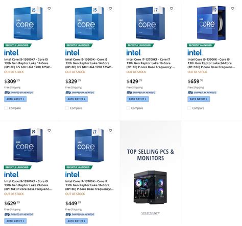 Procesory Intel Core 13 Generacji Będą Droższe Od Poprzedników Znany Sklep Zdradza Ceny