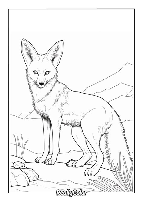 Free Printable Fox Coloring Pages