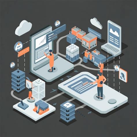 Premium Photo Supply Chain Simulation Concept Icon Logistics Network Abstract Idea Thin Line