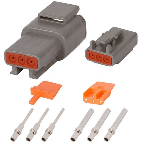 Deutsch Dt Set Dtm06gy Pk Dtm Series Deutsch 6 Socket Connector