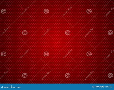 Abstract Dots Pattern On Red Background Futuristic Technology Co Stock Vector Illustration Of