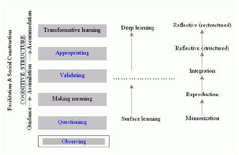 Cognitive Structure Reflection And Transformative Learning Download Scientific Diagram