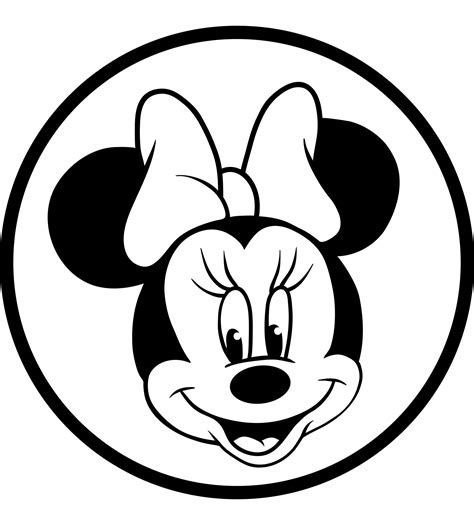 Mickey And Minnie Mouse Clipart Black And White