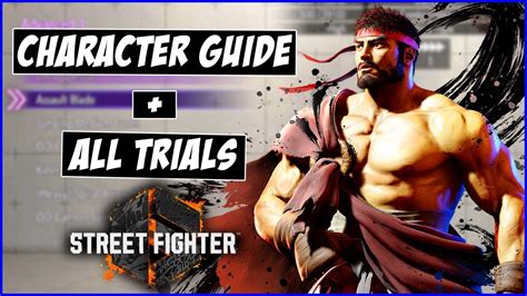 Ryu Moves And Character Guide Combo Trials Street Fighter 6 Youtube