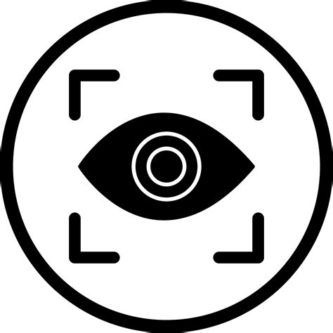 Eye Scan Vector Icon 20680698 Vector Art At Vecteezy