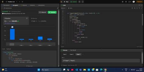 😊 🌟leetcode challenges 🌟 problems longest common prefix