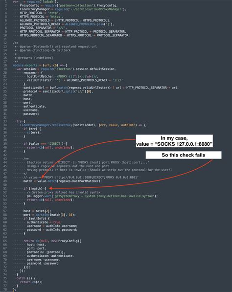 Agent Getsystemproxy System Proxy Defined Has Invalid Syntax · Issue 9309 · Postmanlabs