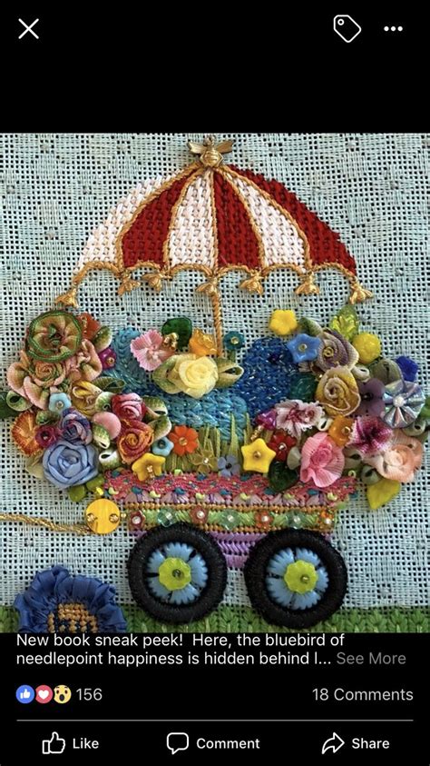 Pin De Kathy En More Needlepoint Ideas Flores Bordadas Bordado Muñecas