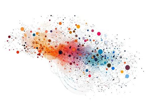 Abstract Representation Of Machine Learning Algorithms And Data Sets Isolated On White