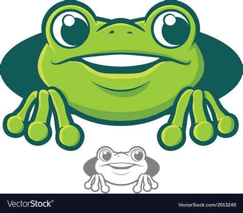 Frog Character Icon Royalty Free Vector Image Vectorstock